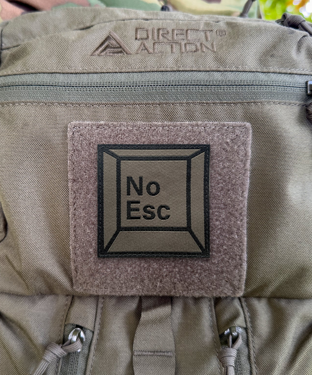 No Esc – the patch with Velcro, morale patch – Spartanat Shop