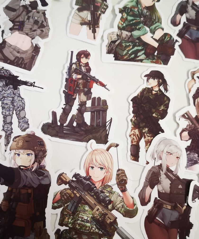 WAIFU Sticker Set – Spartanat Shop