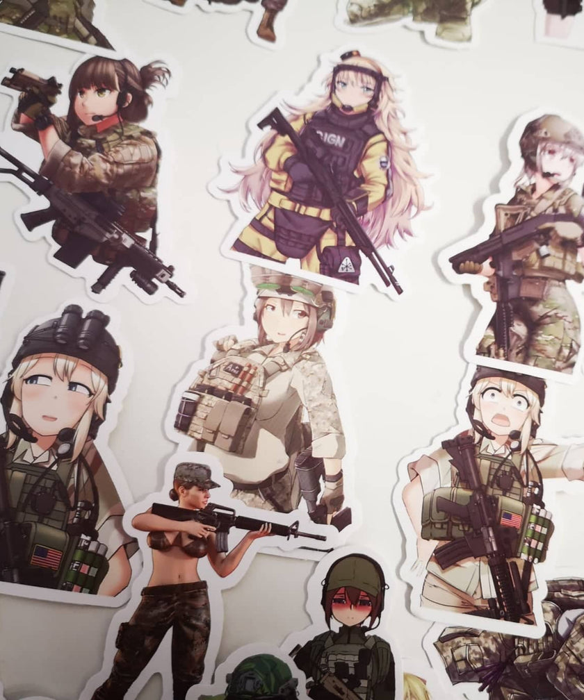 WAIFU Sticker Set – Spartanat Shop